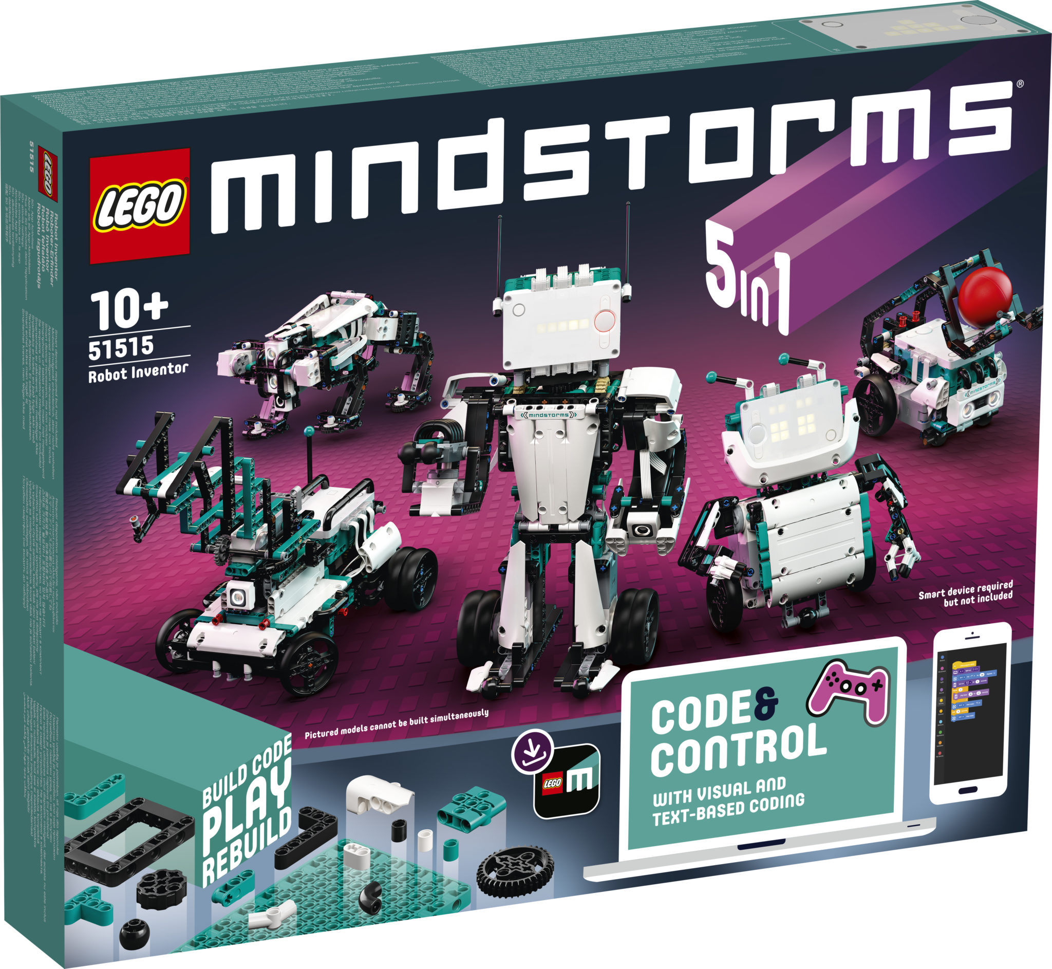 Robots-Blog | New LEGO® MINDSTORMS® Robot Inventor lets creators build ...
