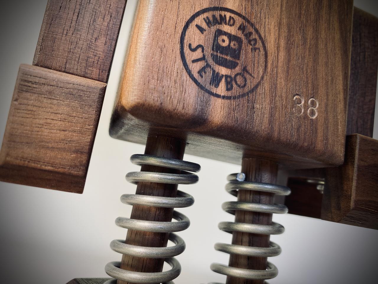 Robots-Blog | Stewbot – A hand made wooden collectable robot | News ...