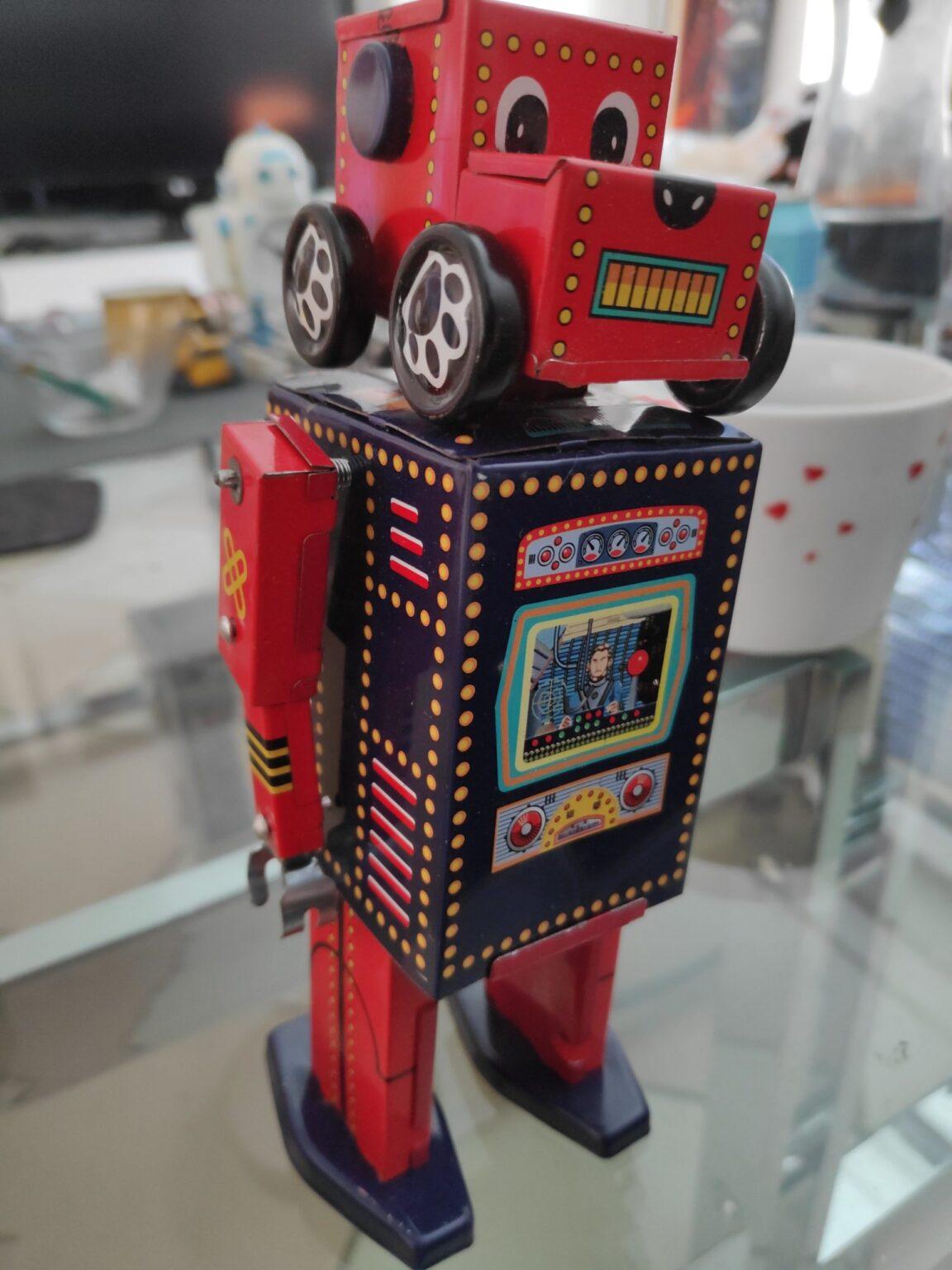 Robots-Blog | Tin Toy Search and Rescue Robot MS486 with detachable Dog ...